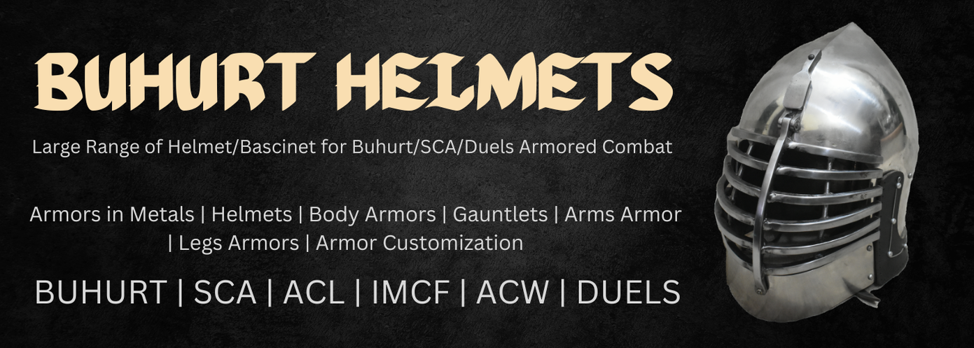 Battle Ready best Buhurt Helmets for sale — Honour Kraft