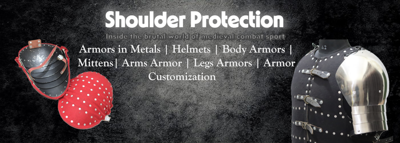 Shoulder Armor medieval pauldrons — Honour Kraft