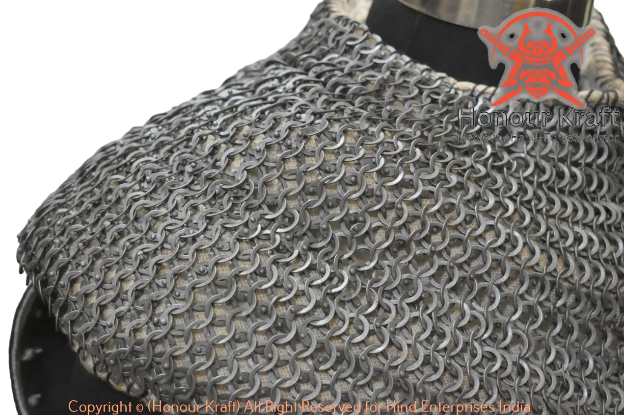 Neck Armor Chainmail Neck Collar — Honour Kraft