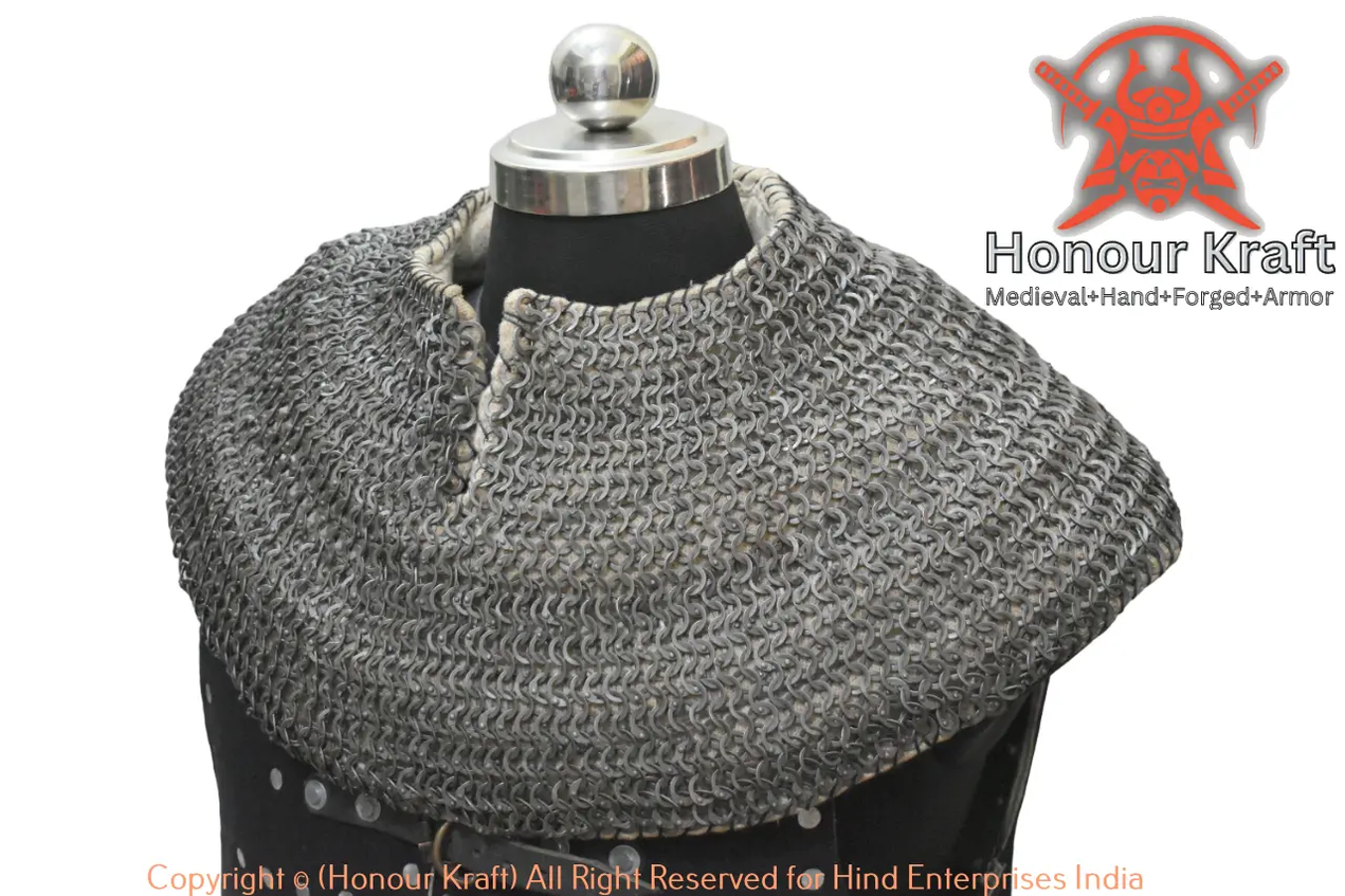 Neck Armor Chainmail Neck Collar — Honour Kraft