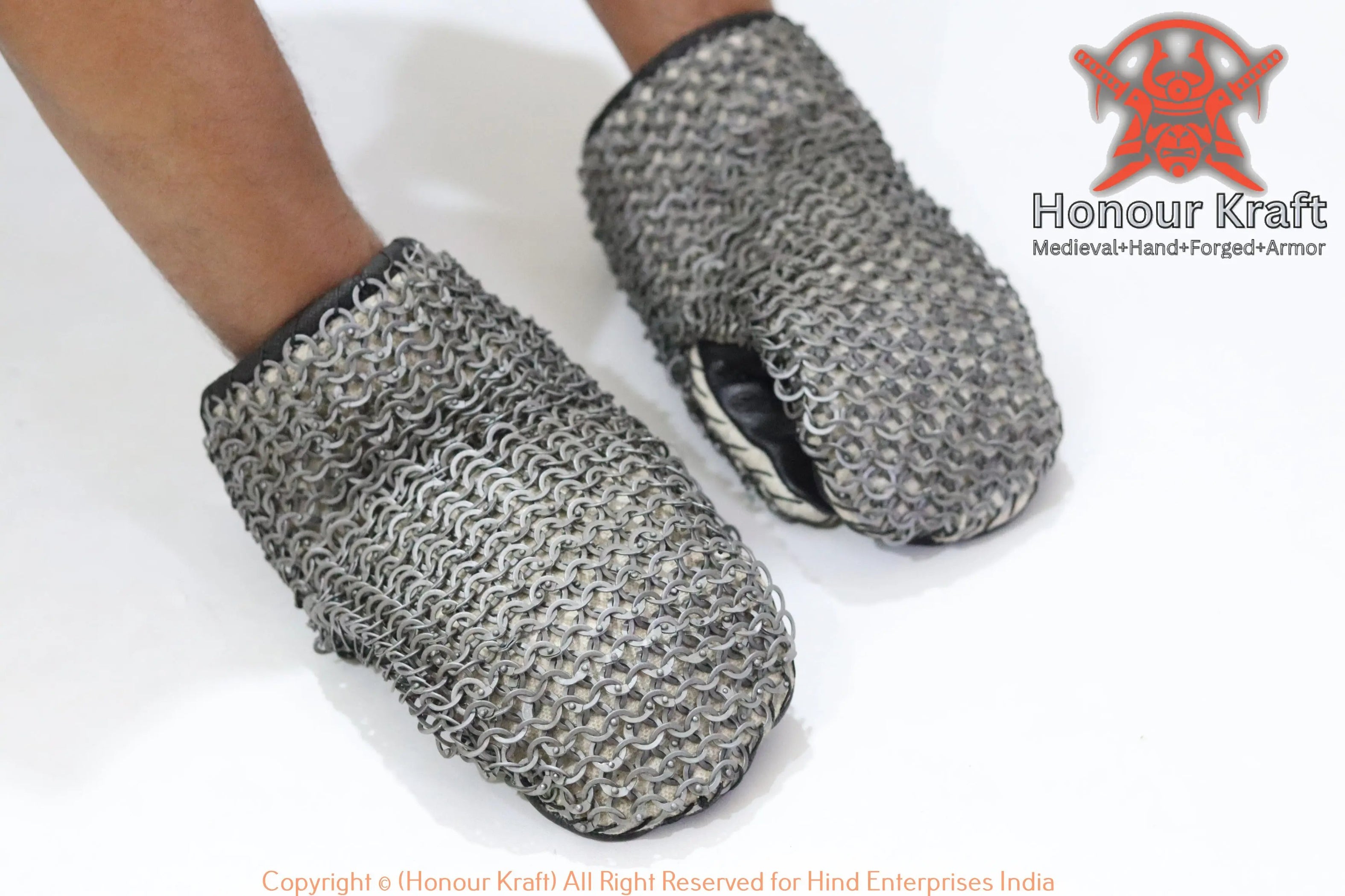 Chainmail Mitten Gloves Armor — Honour Kraft