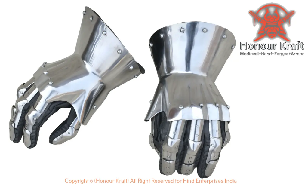 buhurt armor, sca armor mittens hand armor steel gauntlets — Honour Kraft