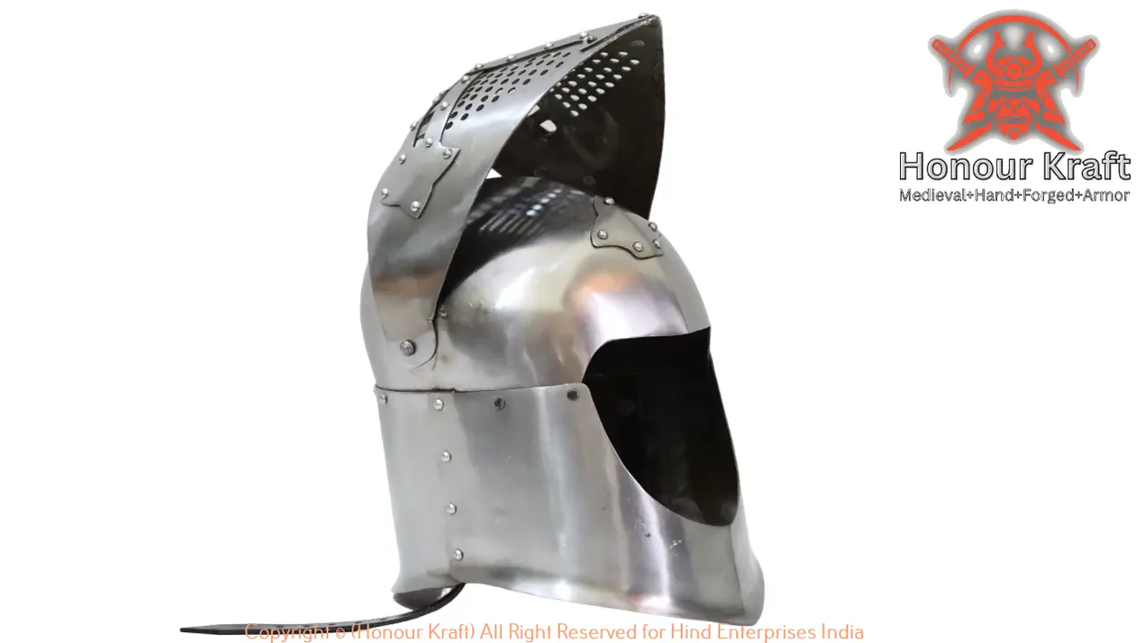 Visored Sugarloaf Helmet for Buhurt Combat T-2 — Honour Kraft