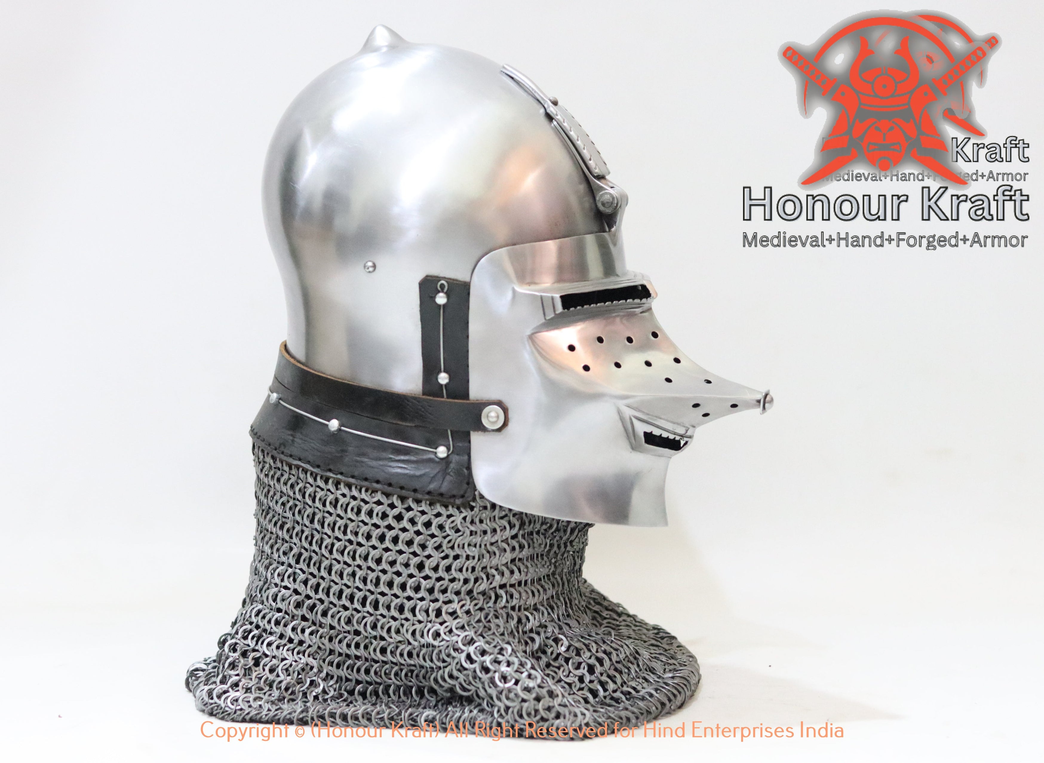 Beak face Visor Helmet armor Type-2 — Honour Kraft
