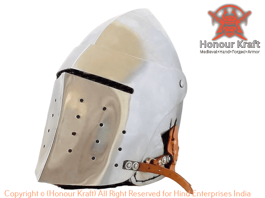 Bascinet Italian Helmet Armor — Honour Kraft