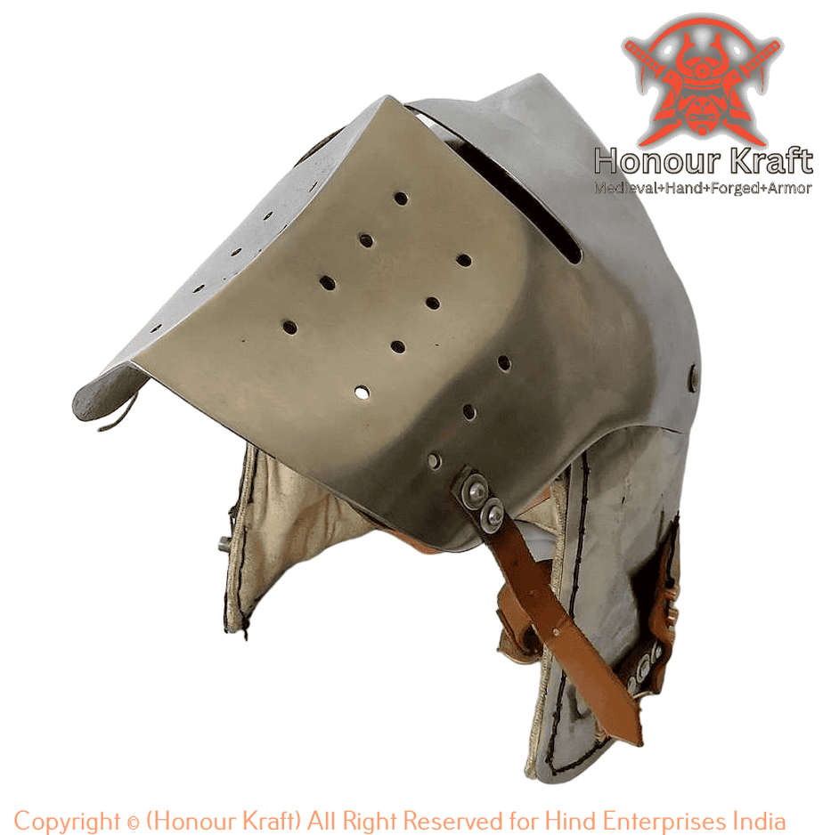 Bascinet Italian Helmet Armor — Honour Kraft