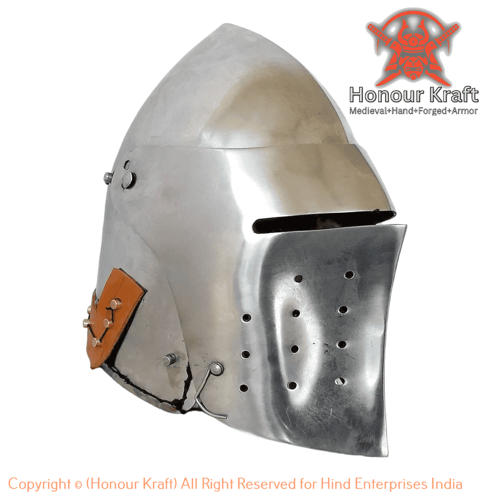 Bascinet Italian Helmet Armor — Honour Kraft