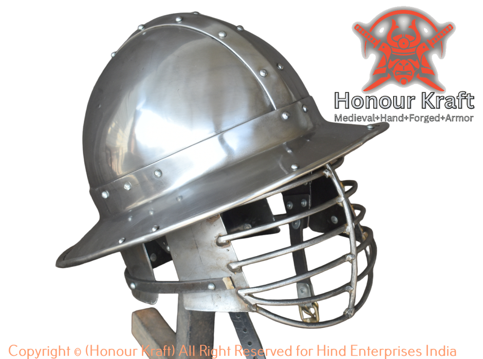 Medieval SCA Legal Kettle Hat Helmet Armour for Sca Combat Armour ...