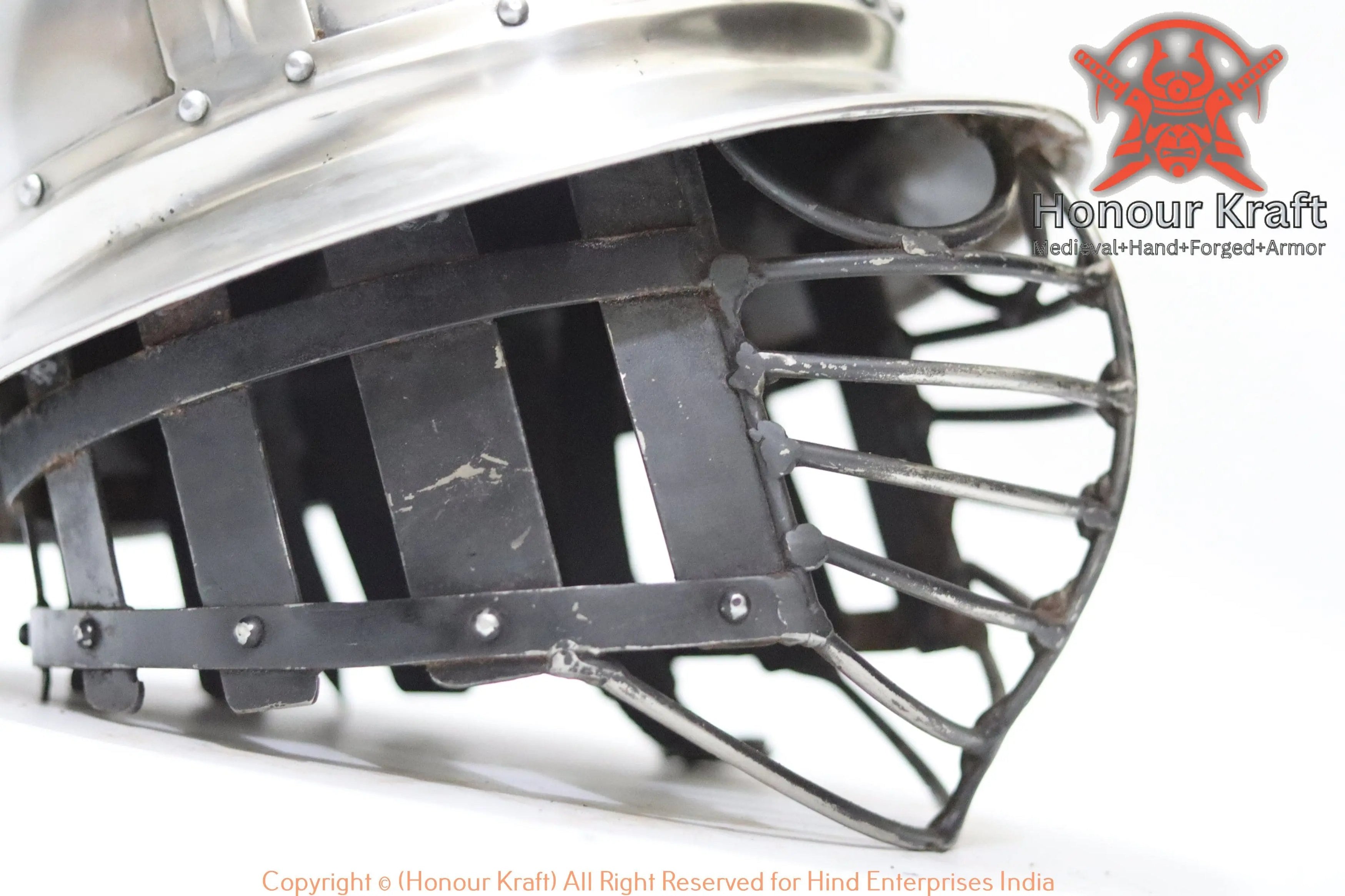 Medieval Kettle Helmet Armor for SCA Combat – Custom Made, Durable Ste ...