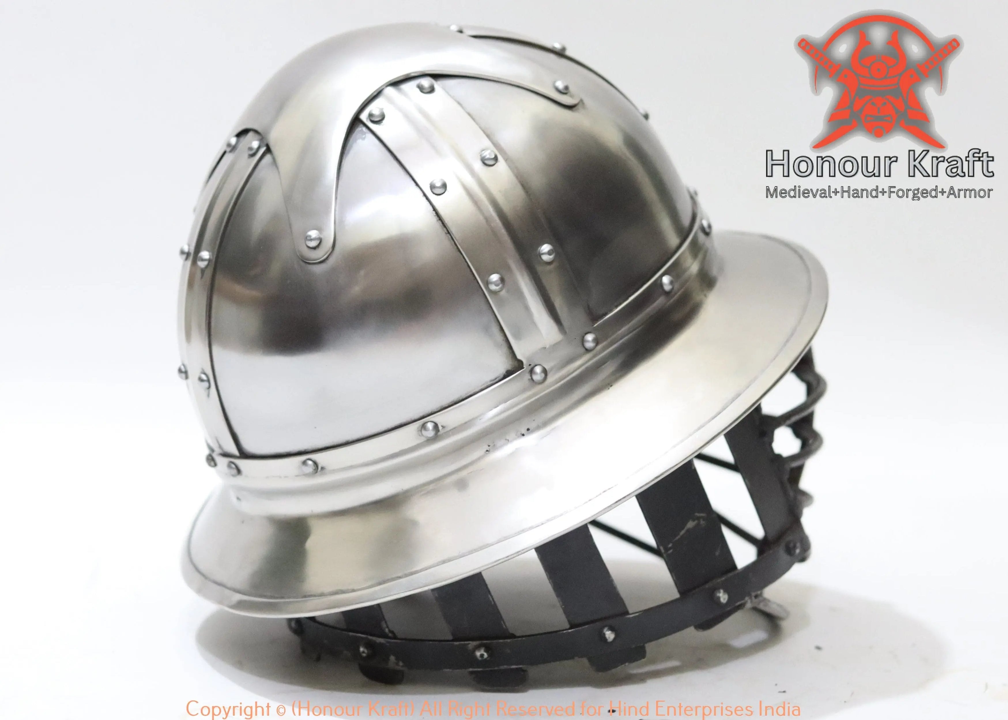 Medieval Kettle Helmet Armor for SCA Combat – Custom Made, Durable Ste ...