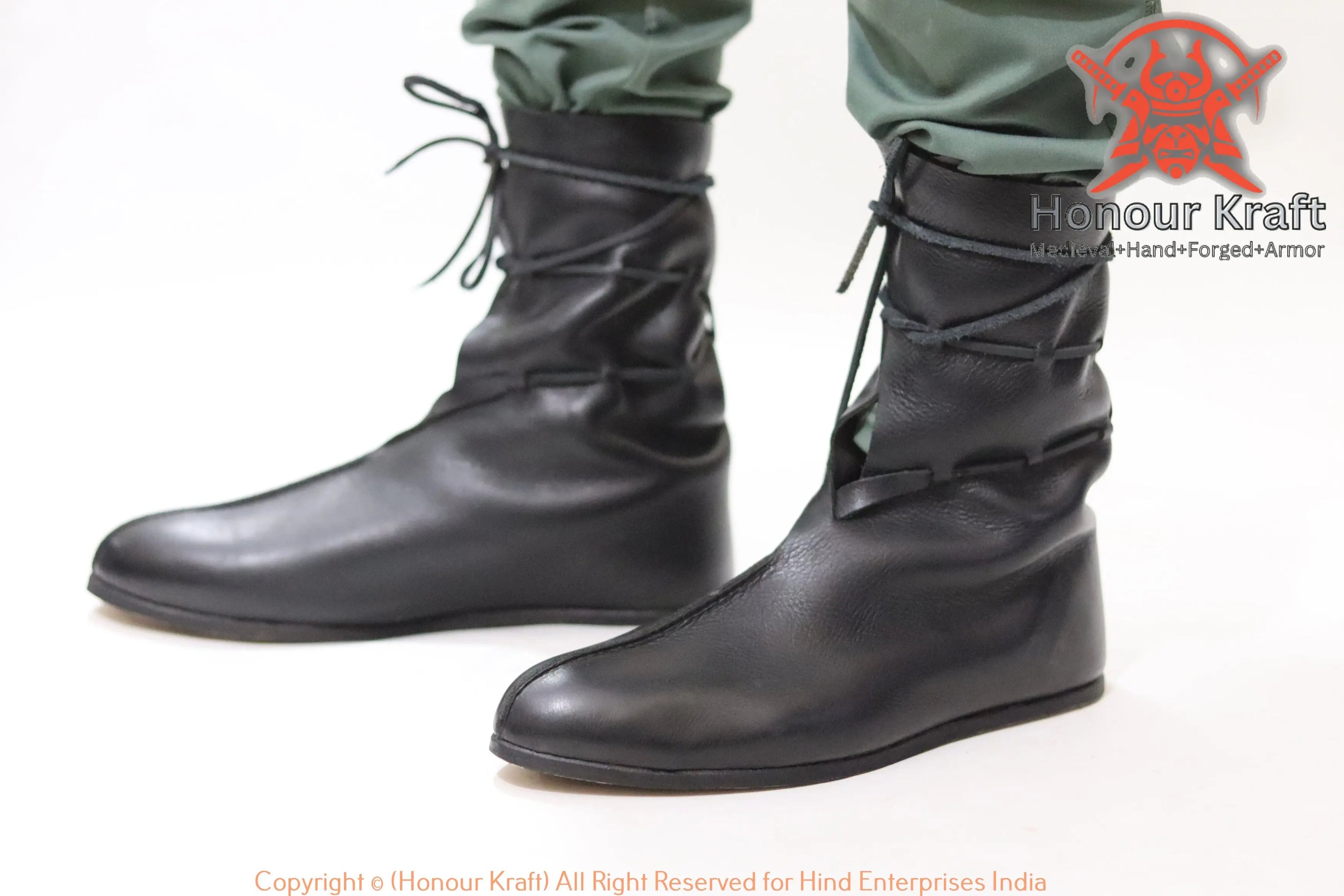 Viking Oseberg Shoes | Norse Leather Footwear for Reenactment — Honour ...