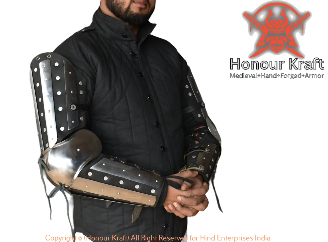 Splinted Arms Harness Armor for Buhurt & HMB Combat — Honour Kraft