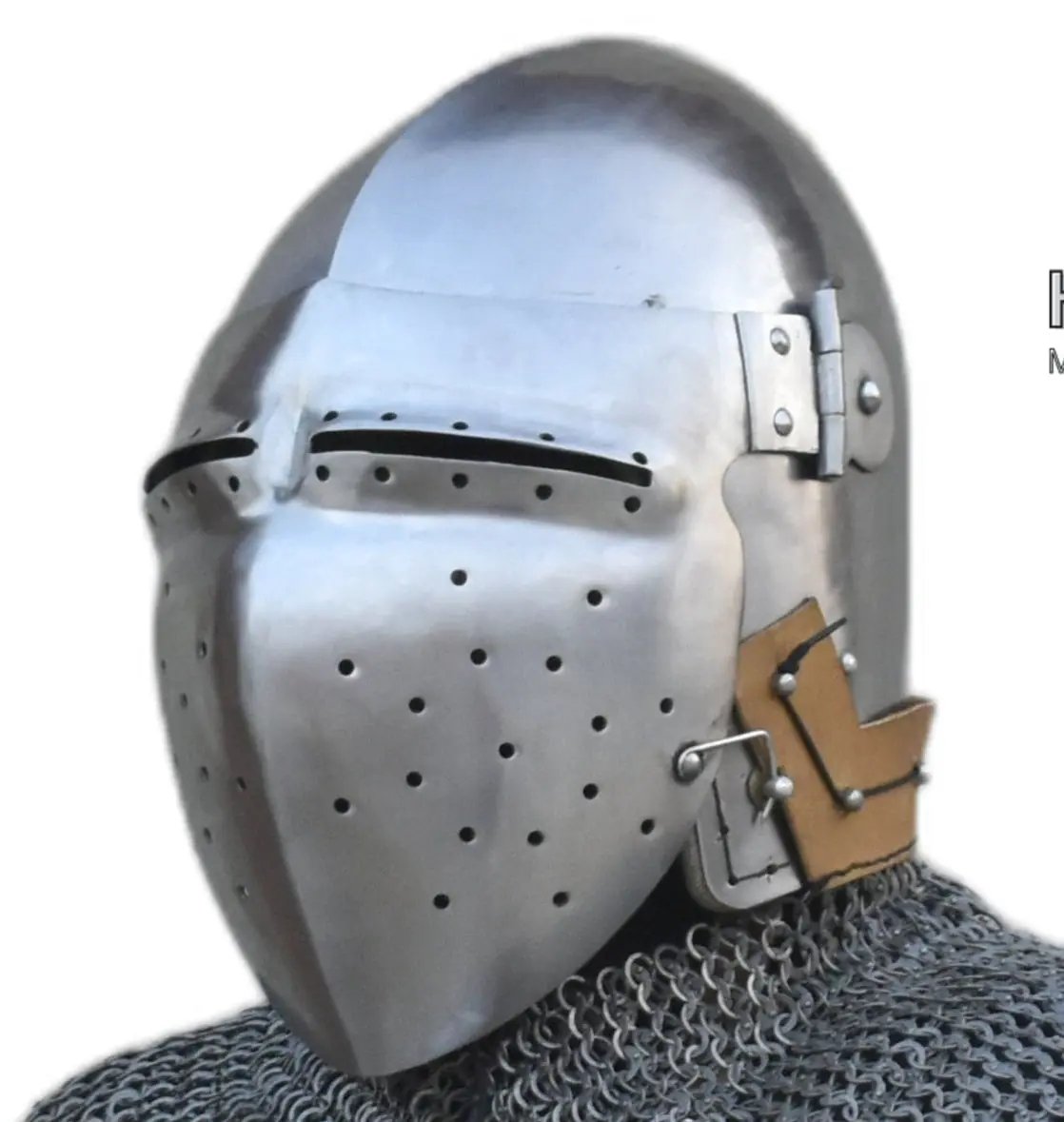 European Visored Helmet Armor monkey face bascinet — Honour Kraft