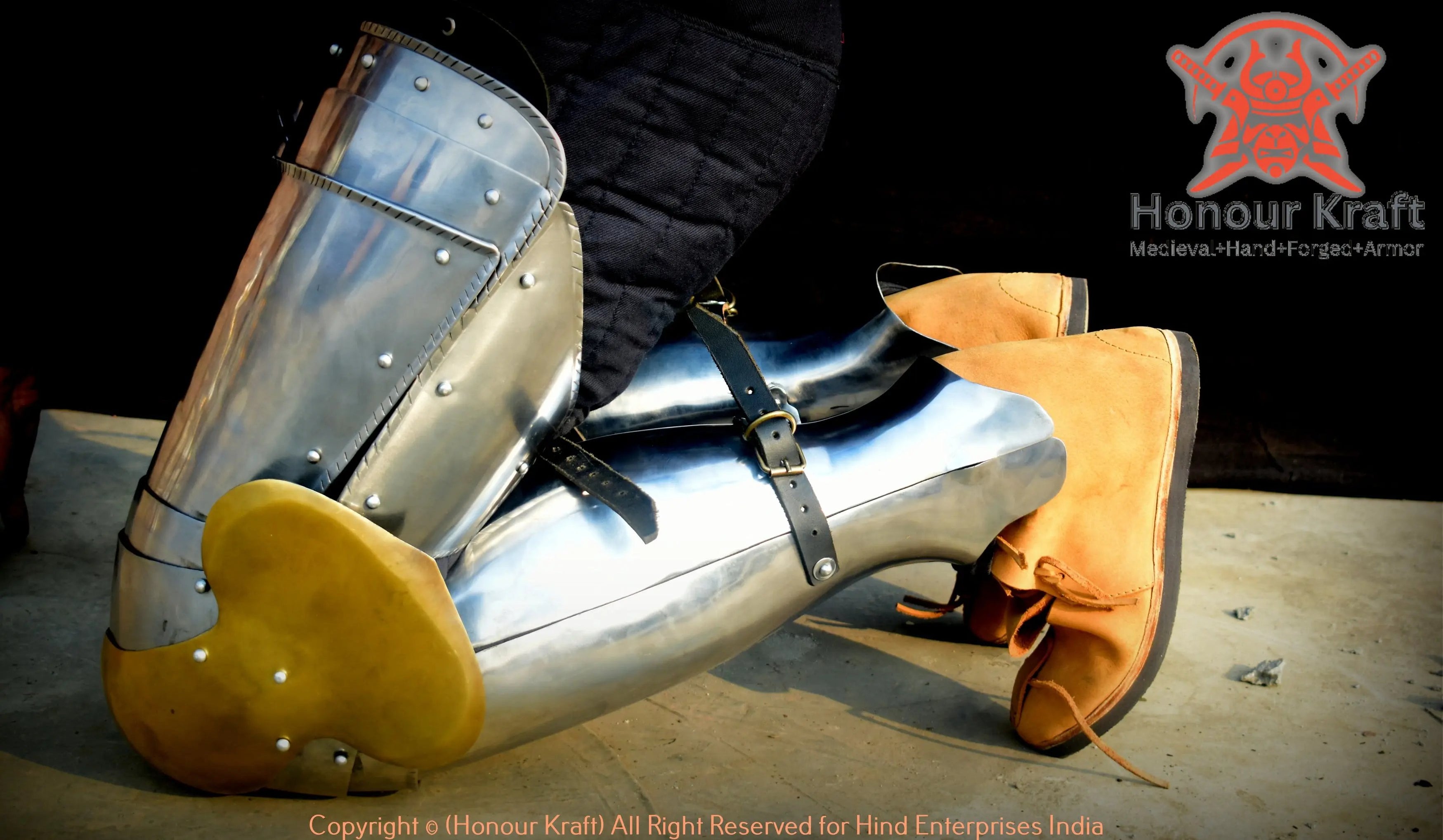 Custom-Made 16th Century German Style Medieval Legs Armor for Buhurt ...