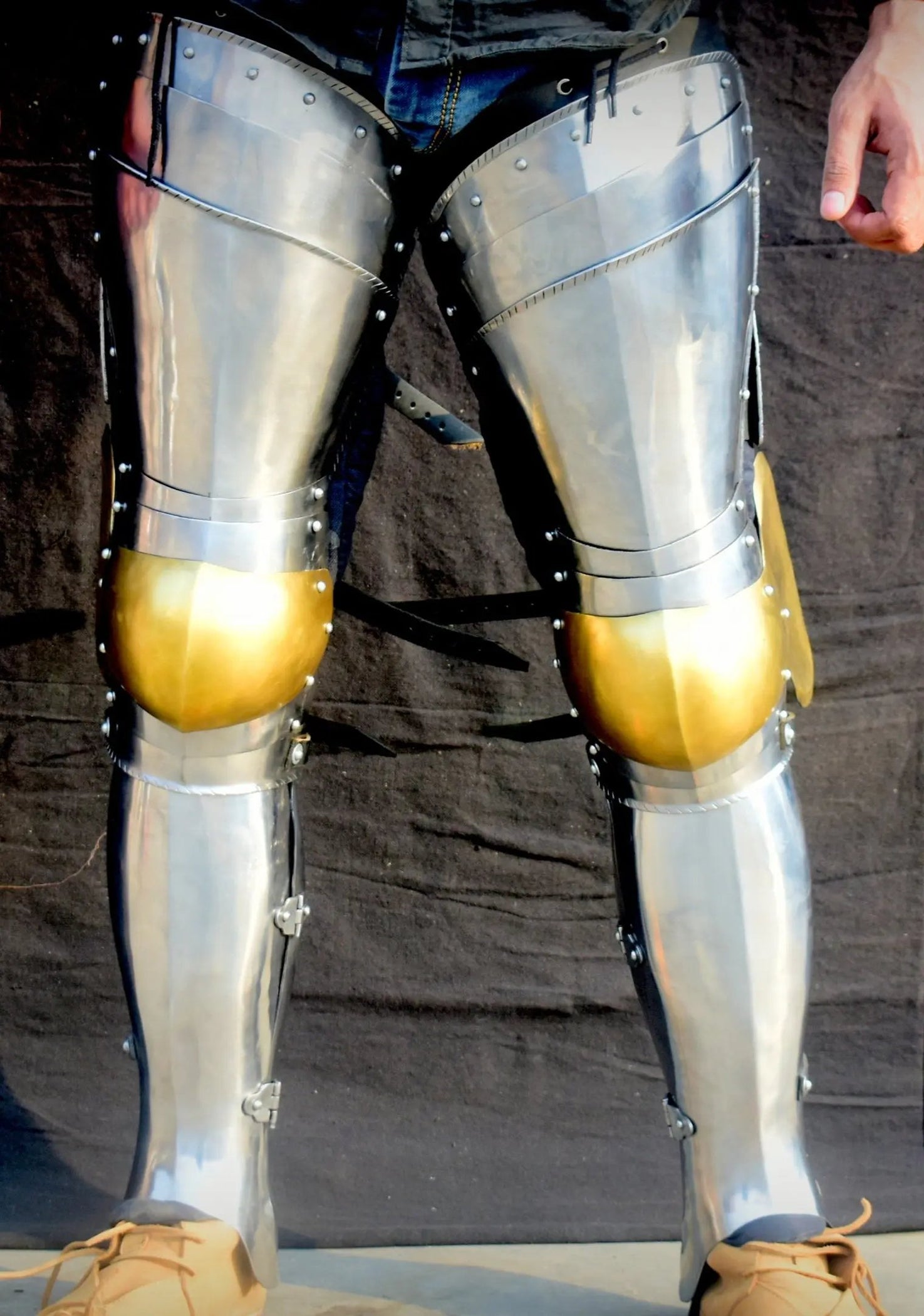 Custom-Made 16th Century German Style Medieval Legs Armor for Buhurt ...