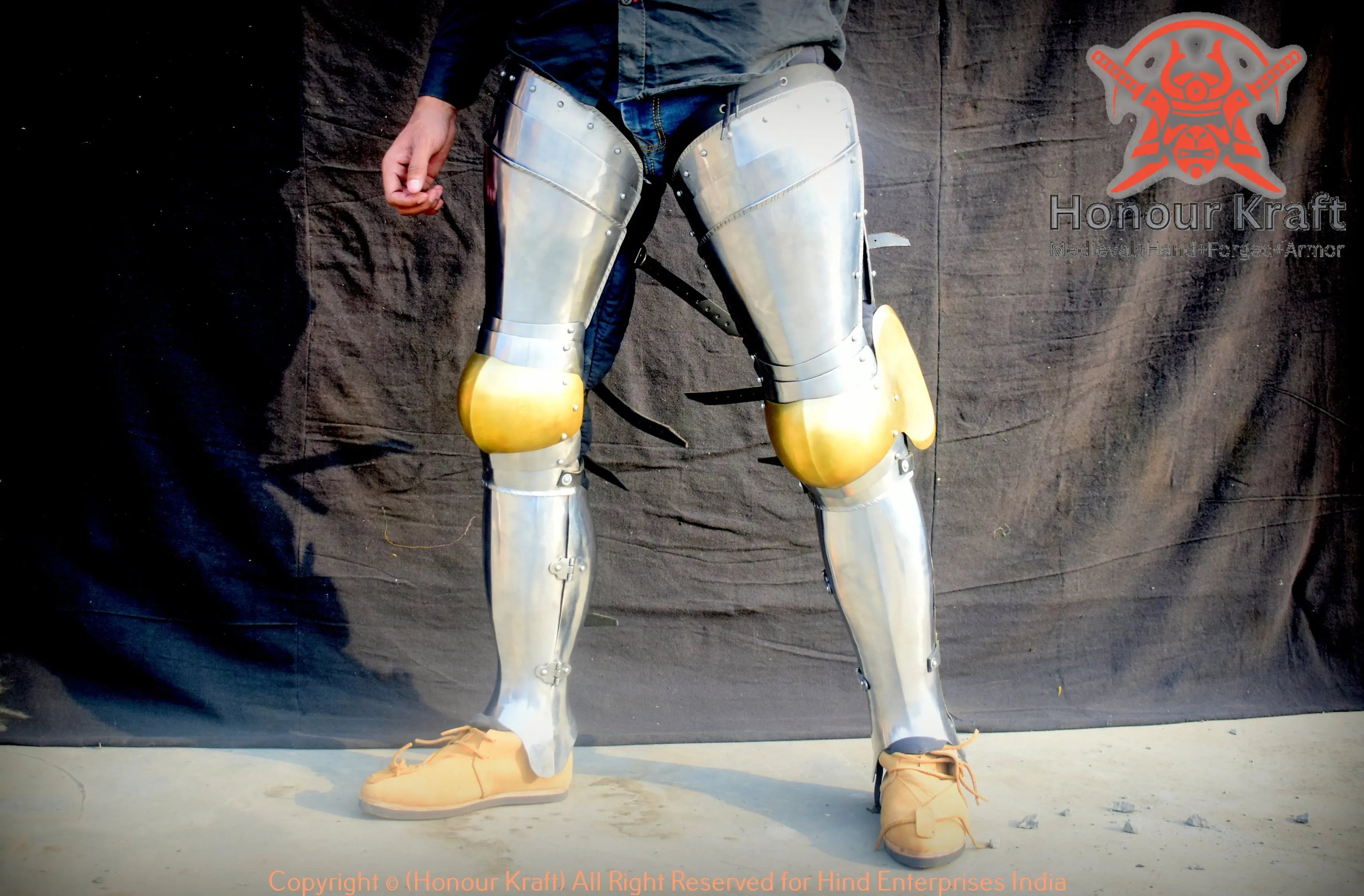 Custom-Made 16th Century German Style Medieval Legs Armor for Buhurt ...