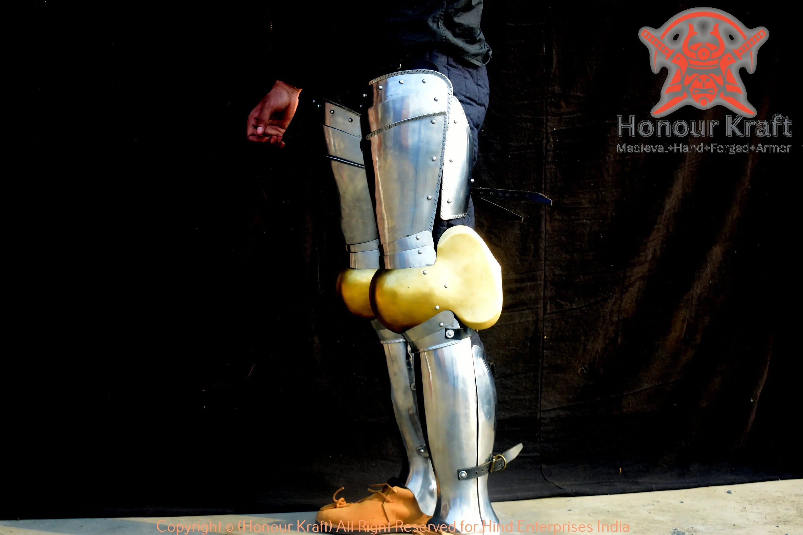 Custom-Made 16th Century German Style Medieval Legs Armor for Buhurt ...