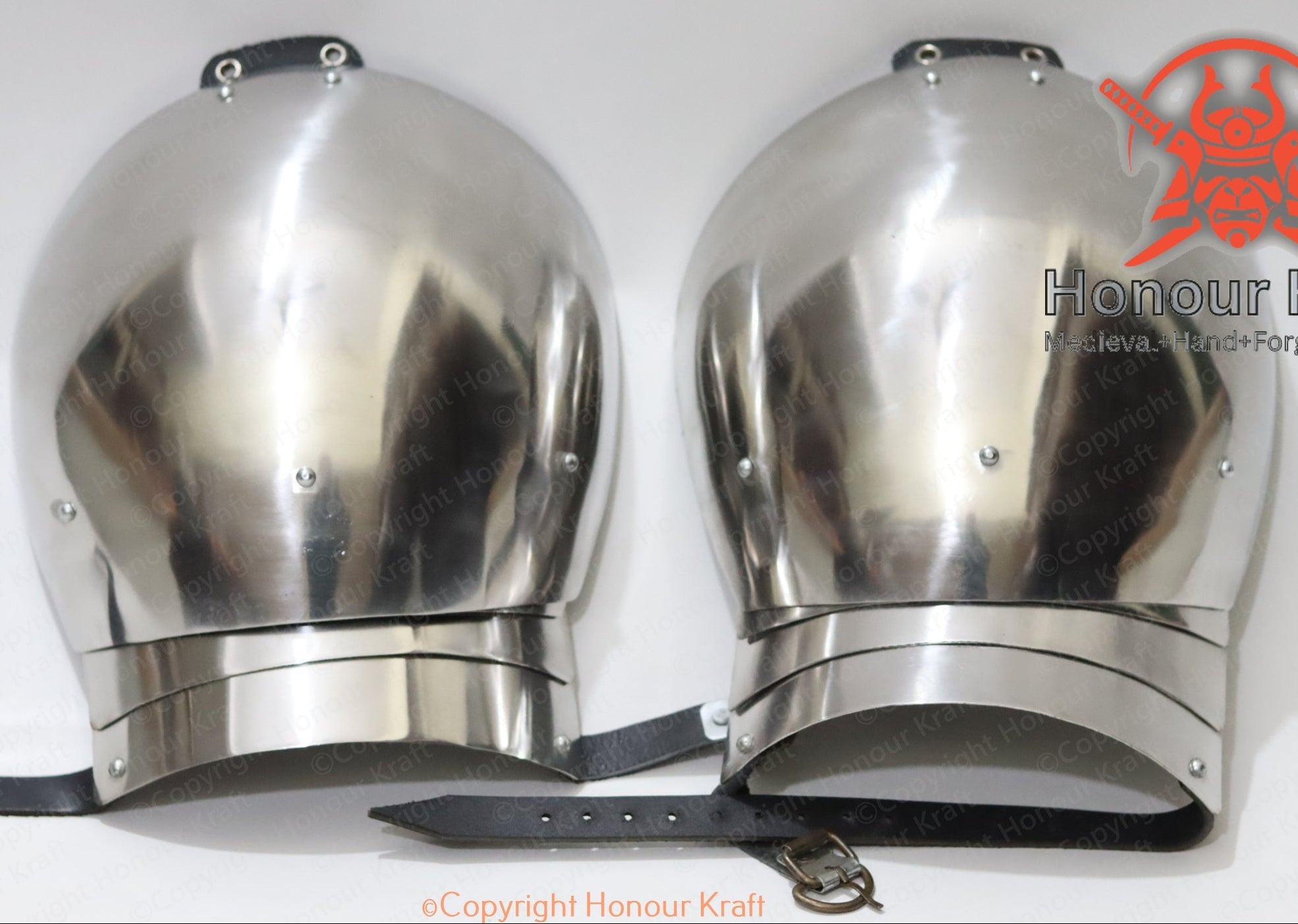 Shoulder Armor medieval pauldrons — Honour Kraft
