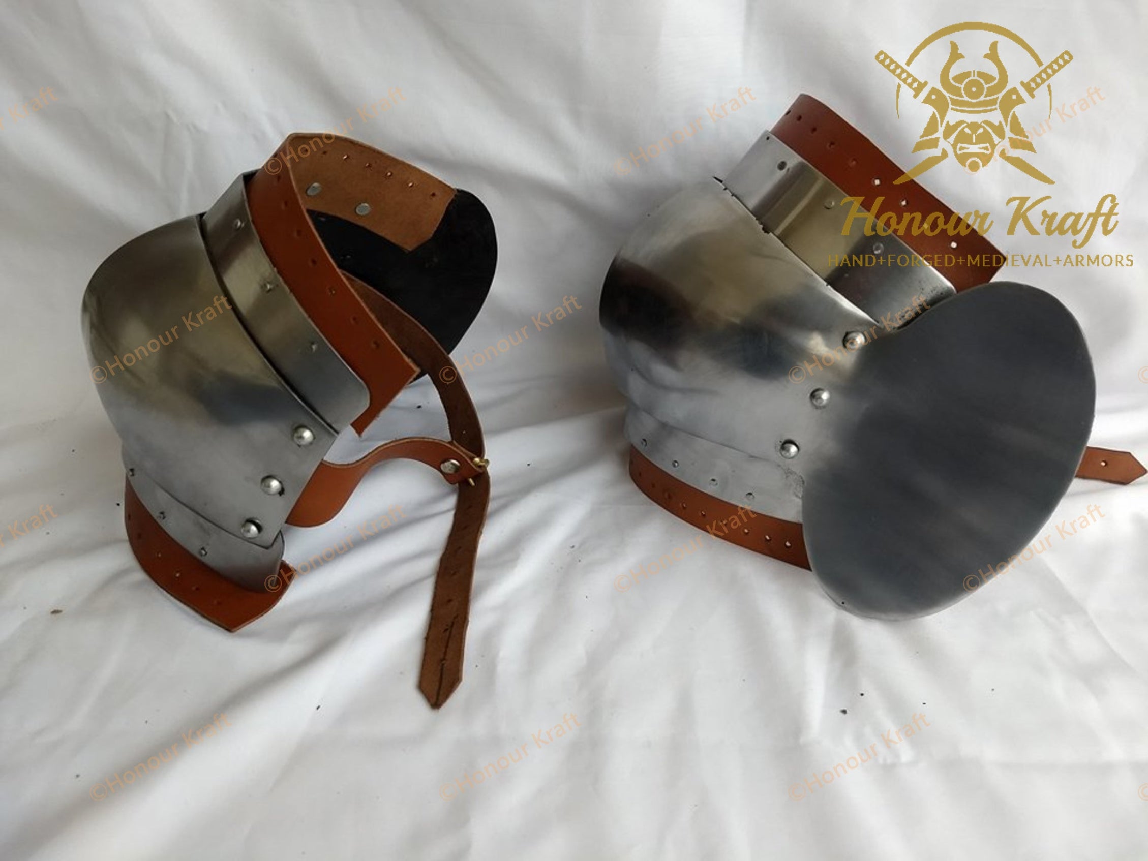 Articulated Knee Cops type 2 medieval armor knees steel knee armor cops ...