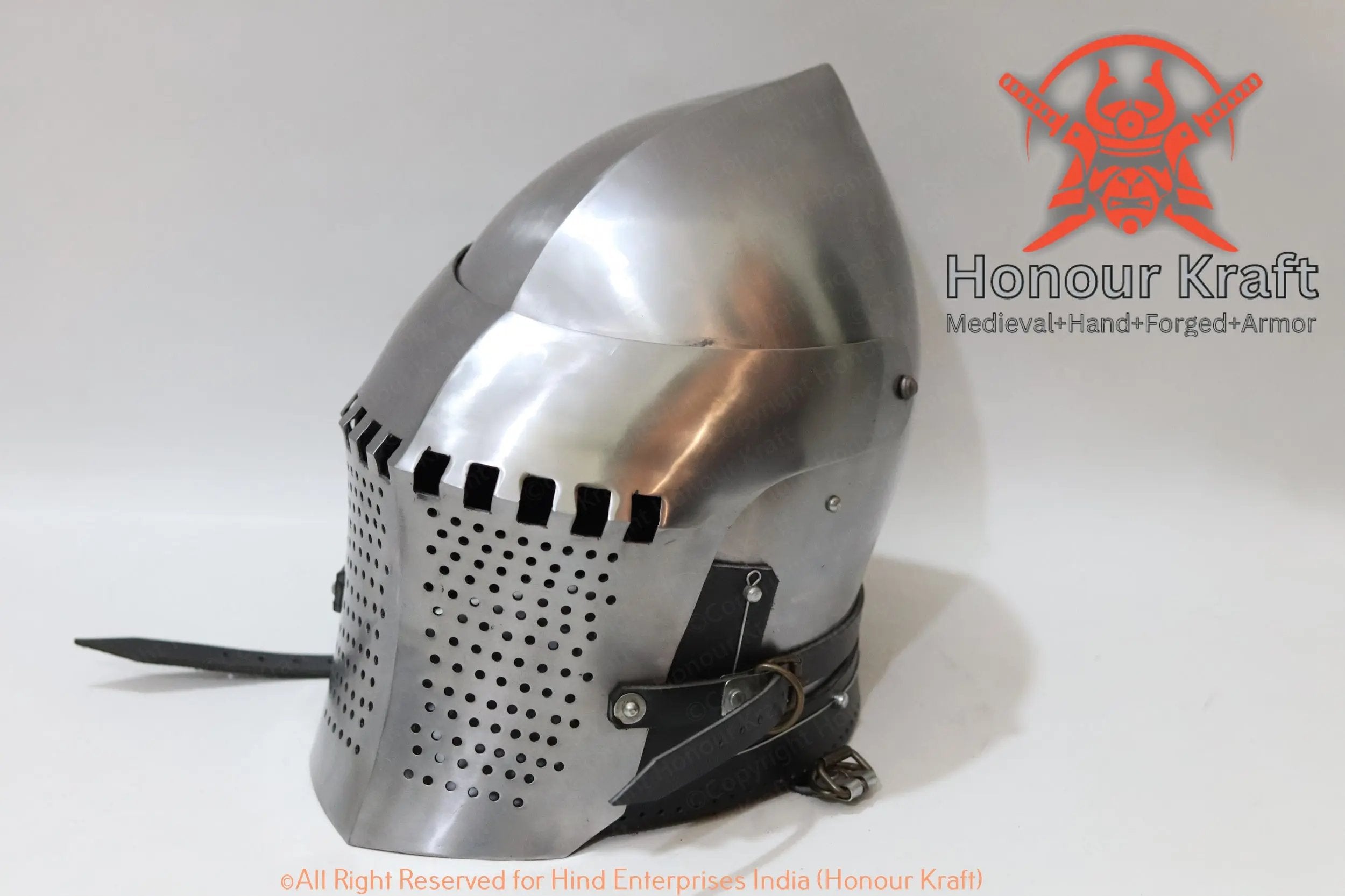 Bascinet Spoleto type 2 bascinet for buhurt helmet armor for combat ...