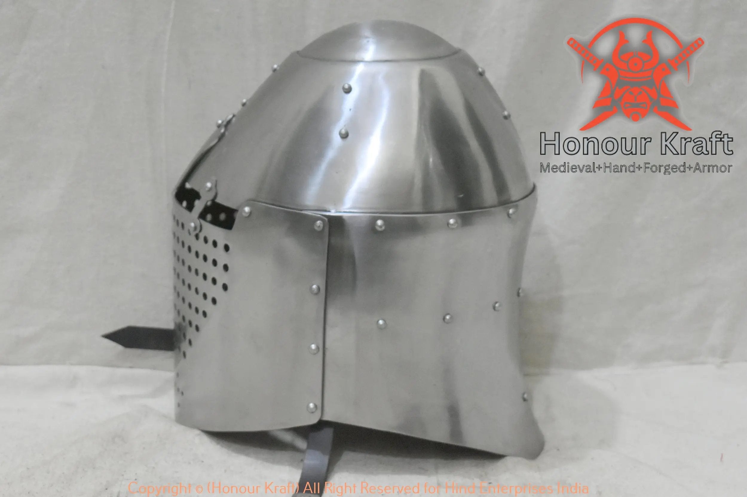 Topfhelm Helmet for Buhurt Combat T-1 — Honour Kraft