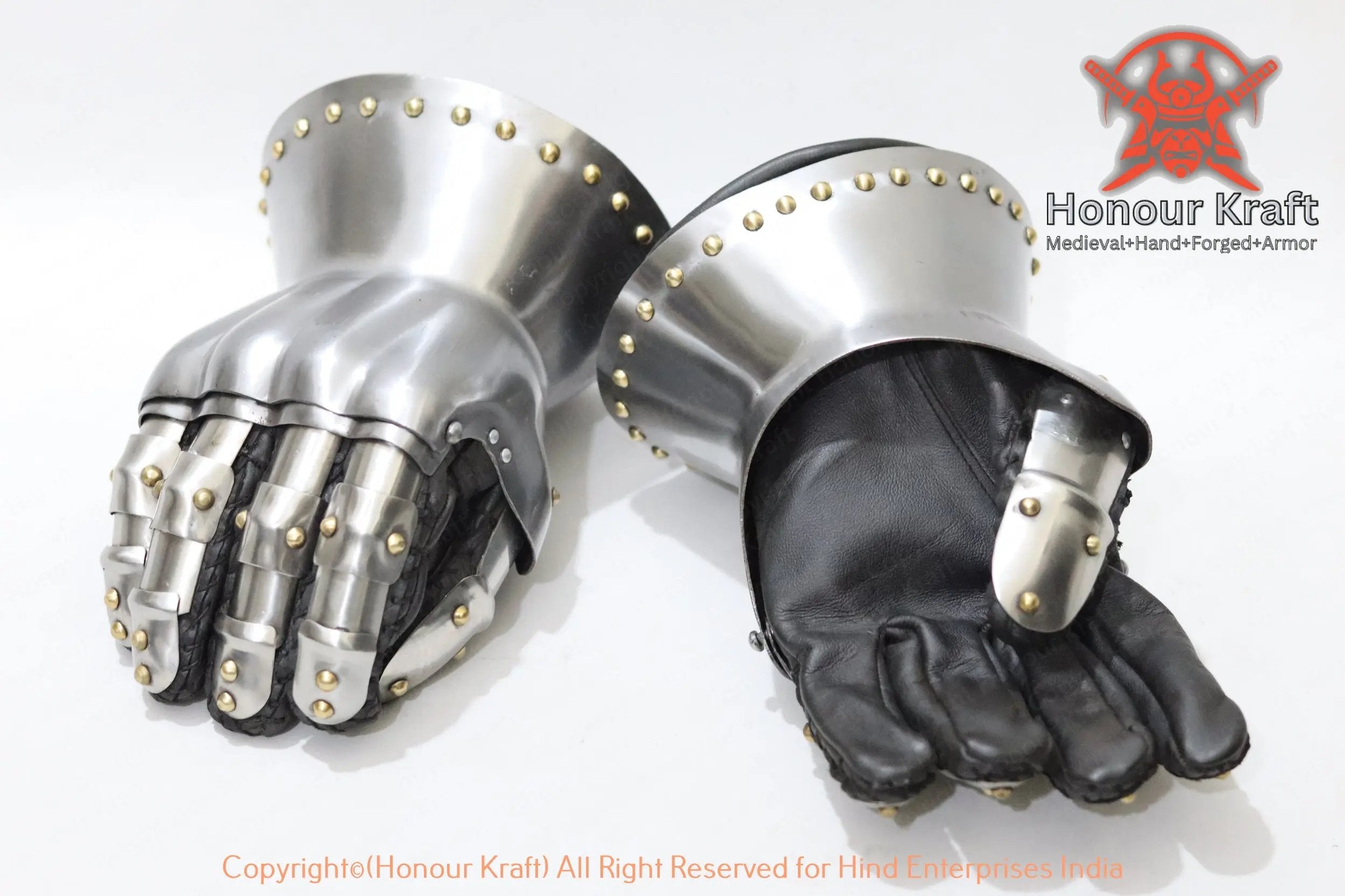 Hourglass Gauntlet armor for historical reenactment combat events SCA ...