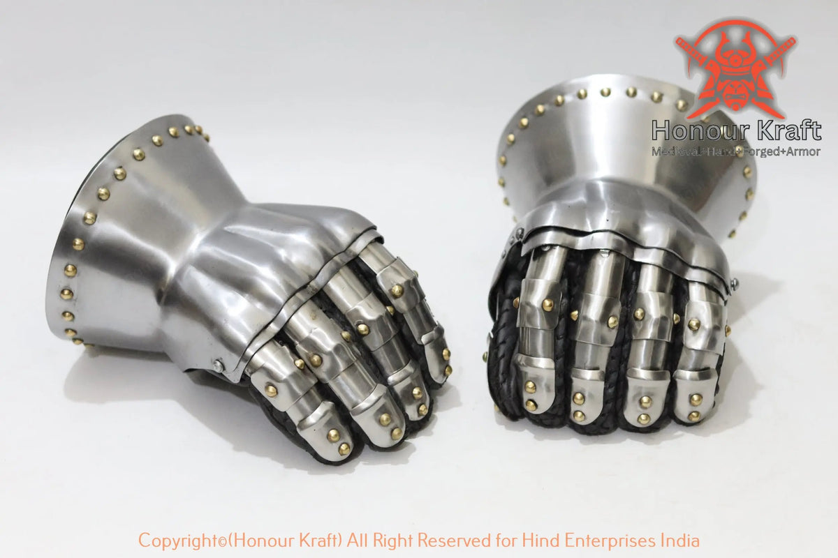 Hourglass Gauntlet armor for historical reenactment combat events SCA ...