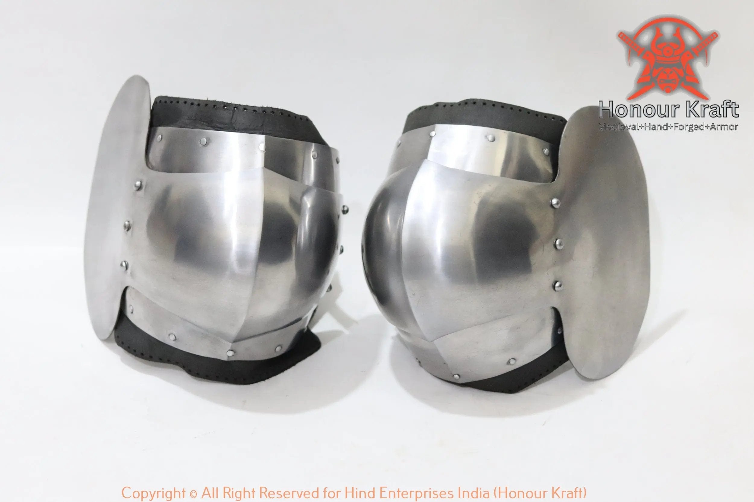 Articulated Knee Cops type 2 medieval armor knees steel knee armor cops ...